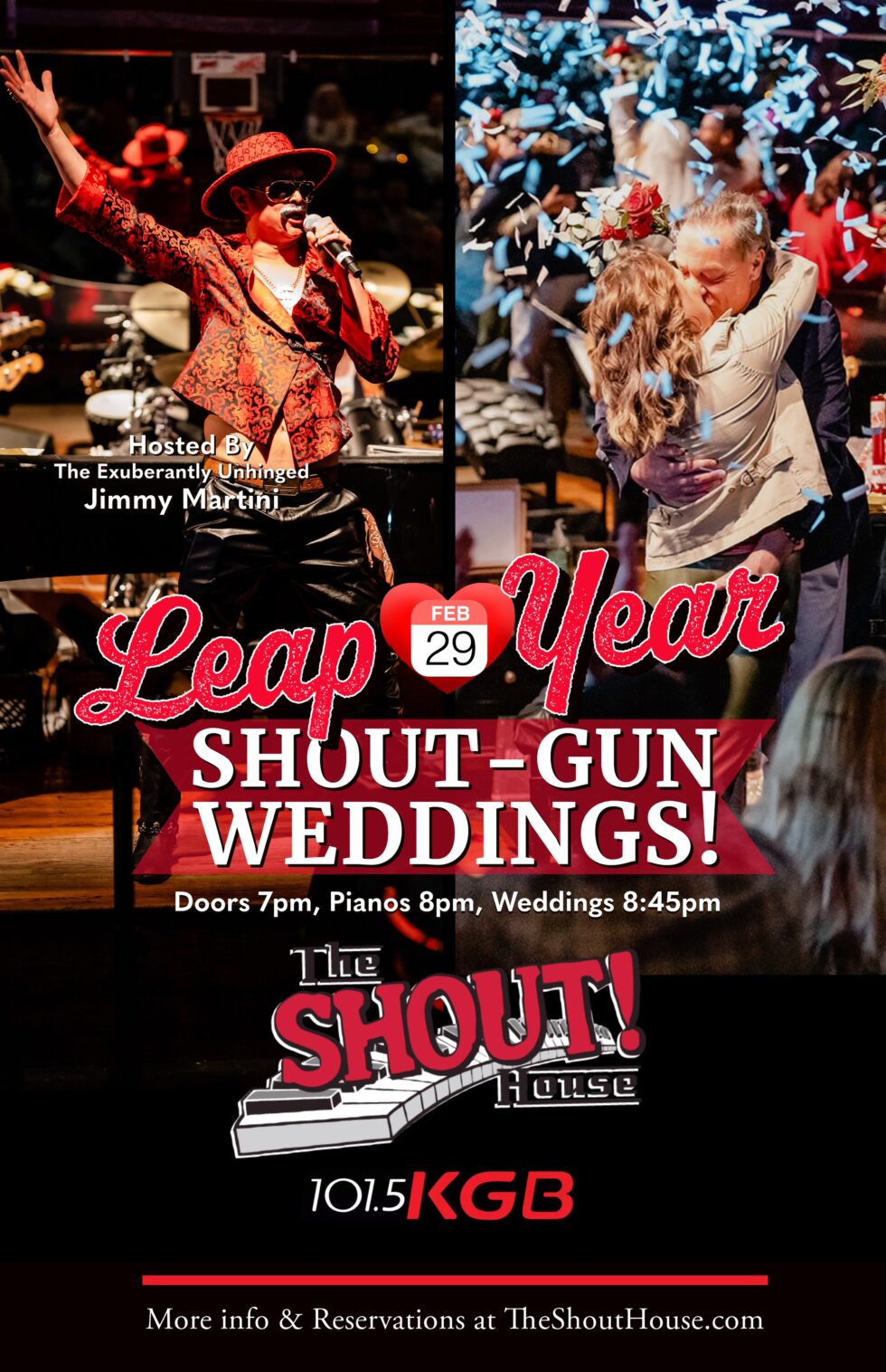 Shout-Gun, Leap-Year Weddings - The Shout! House