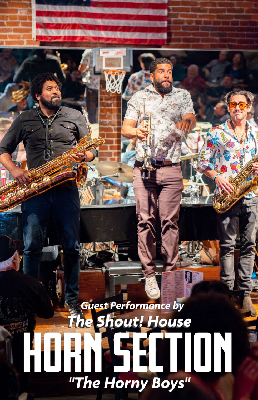 Shout Entertainers: Jon, Martha, Eric, Courtney, Dave + Horn Section ...
